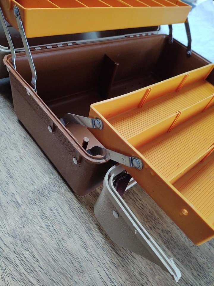 Vintage FENWICK Woodstream 3.4 Fishing Tackle box | eBay