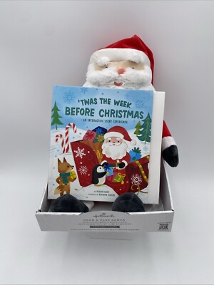Hallmark Interactive Christmas Book & 12” Santa Plush - Sound Feature ...