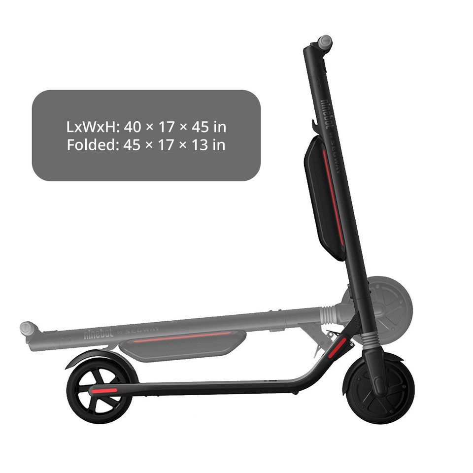 Segway ES3 Plus Kick Scooter w/28 mi Max Operating Range & 18.6 mph Max ...