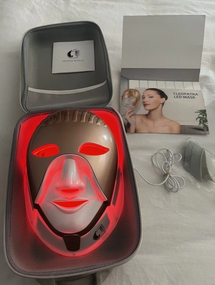 Authentic Cleopatra LED 7 Color Light Therapy Beauty Mask | eBay