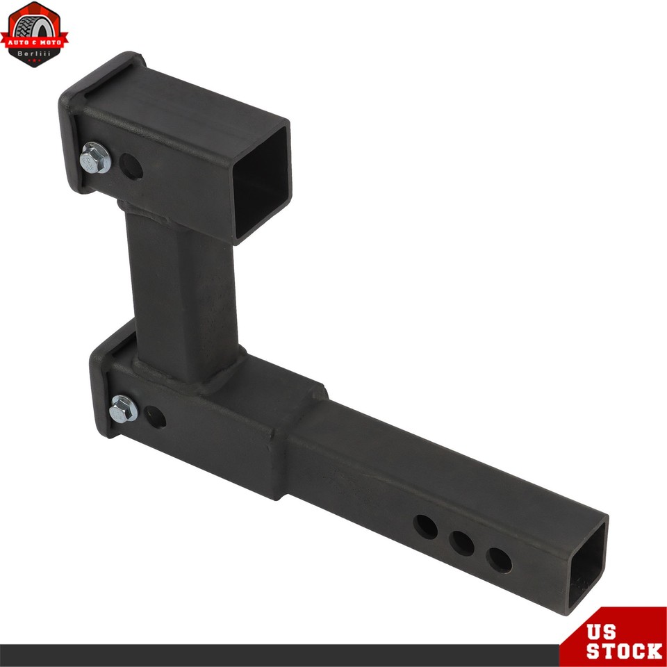 Heavy Duty Double Ball Hitch 2 Inch Receiver 7.5 Inch Rise Drop 4000LB ...
