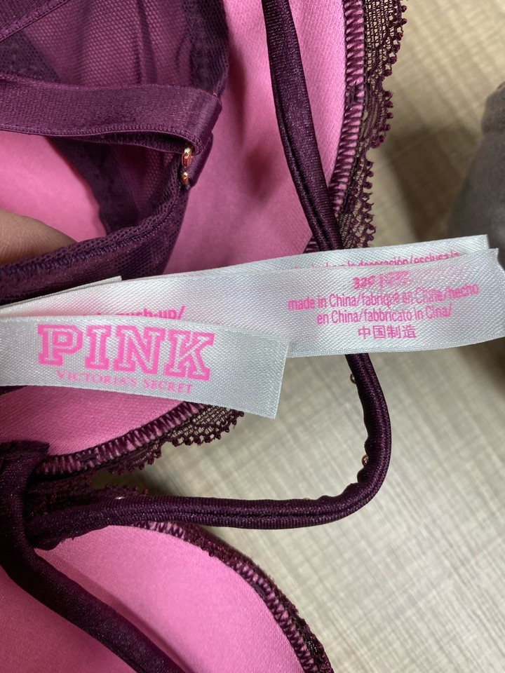 Women’s Victoria’s Secret Spanx Push Up Bras Size 32C Lot of 10 | eBay