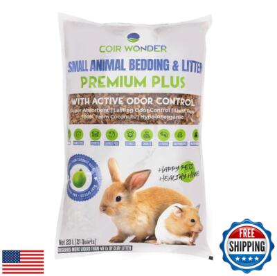 Coir Wonder Small Animal Bedding – 20 Liter – Natural Coco Chip Substrate wit | eBay