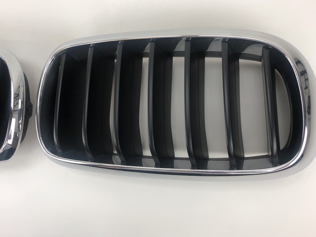 New Front Bumper Chrome Grille Fit BMW F15 X5 2014-2018 51137316061 ...