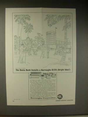 1964 Burroughs B 270 Computer Ad - Bright Idea! | eBay