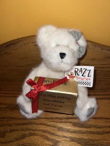 BOYDS Bears Razz Bearies Vintage White Bear Cocoa Needasweet | eBay