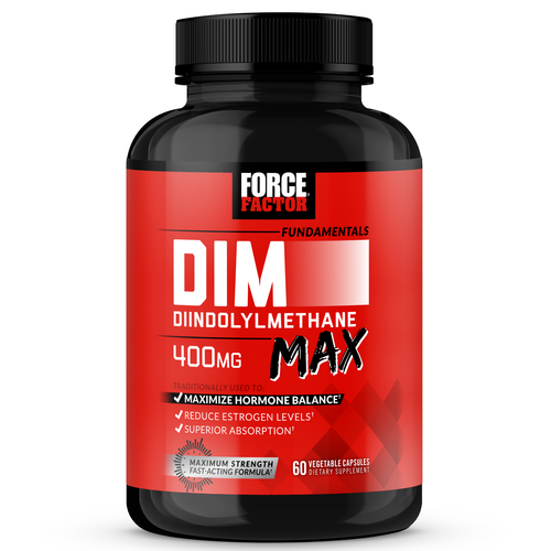 FORCE FACTOR DIM Max, DIM Supplement for Men to Support Hormone Balance ...