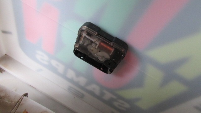 Vintage King Korn Stamps Clock with Back Light Sign Rare | eBay