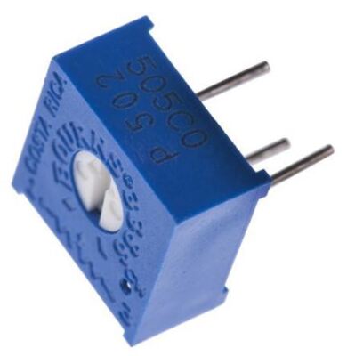 Bourns 3386P Series Through Hole Trimmer Resistor with Pin Terminations ...