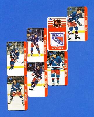 1983 NEW YORK RANGERS NHL RENAISSANCE KEYCHAIN TEAM SET BECK DUGUAY | eBay