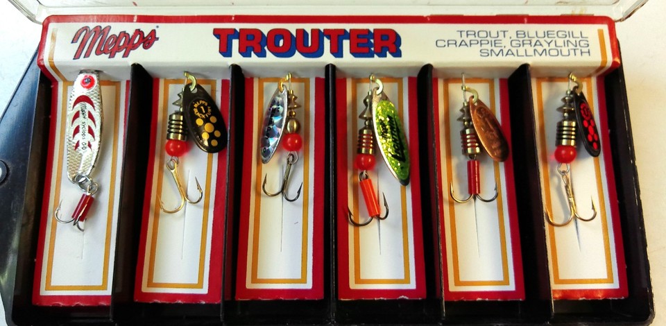 Unused Vintage Mepps Trouter Lure Kit - Great Variety!! | eBay