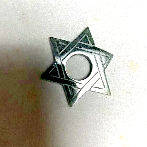 Jade Star of David Charm Pendant Green Religious Jewish semi precious ...