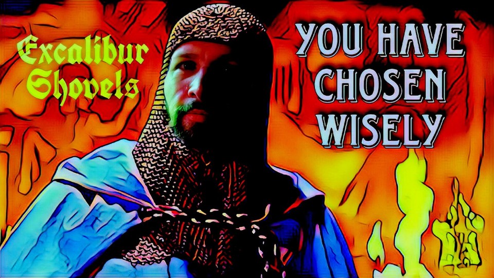 Excalibur Metal Detecting Shovel Digging Tool Serrated Edges Sir Kay ...