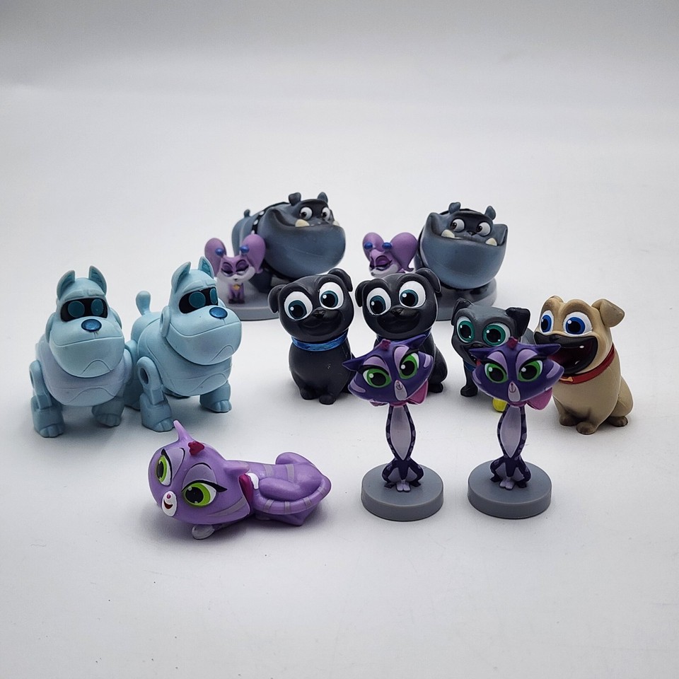 DISNEY JR Puppy Dog Pals PVC Figures Lot-of-11 Cake Toppers toys | eBay