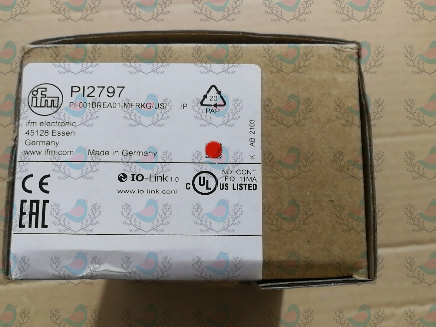 PI2797 IFM Pressure sensor brand new Shipping DHL or FedEX | eBay