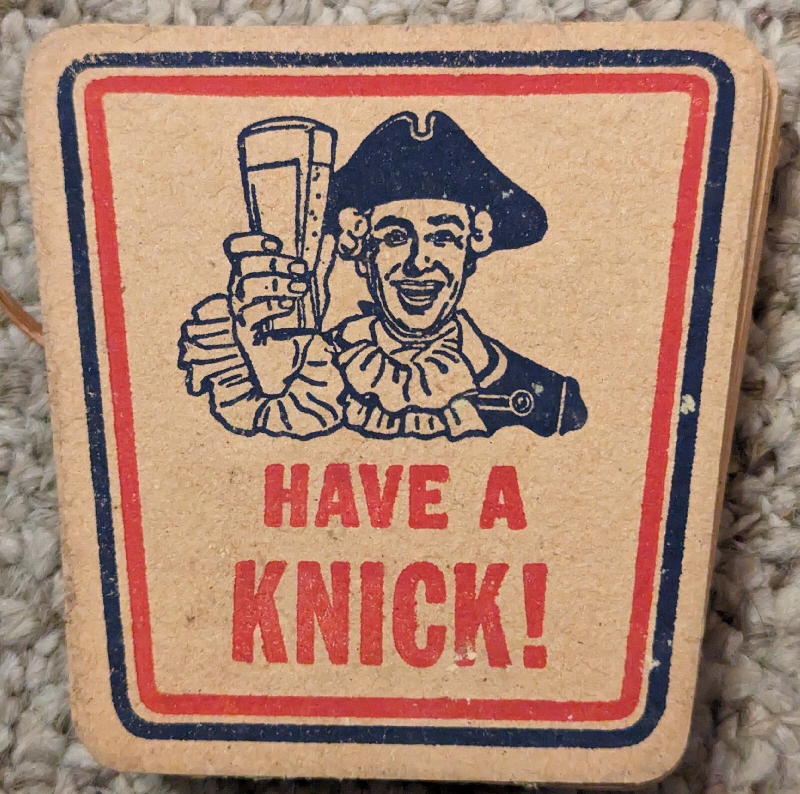 10 Vintage Ruppert KNICKERBOCKER BEER Coasters - Unused - Original Box ...