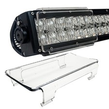 2pcs Clear 8" Protective Polycarbonate Lens Snap on Cover for Offroad ...