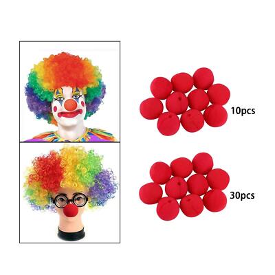 Red Clown Noses Bulk Cosplay Lightweight Supplies Costume Accessory ...