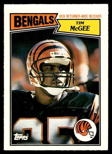 1987 TOPPS AMERICAN/UK TIM MCGEE D CINCINNATI BENGALS #46 | eBay