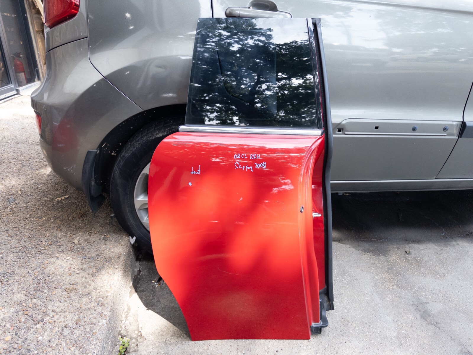 08-14 Mini Cooper Clubman R55 REAR RIGHT DOOR SHELL COMPLETE Red 851 ...