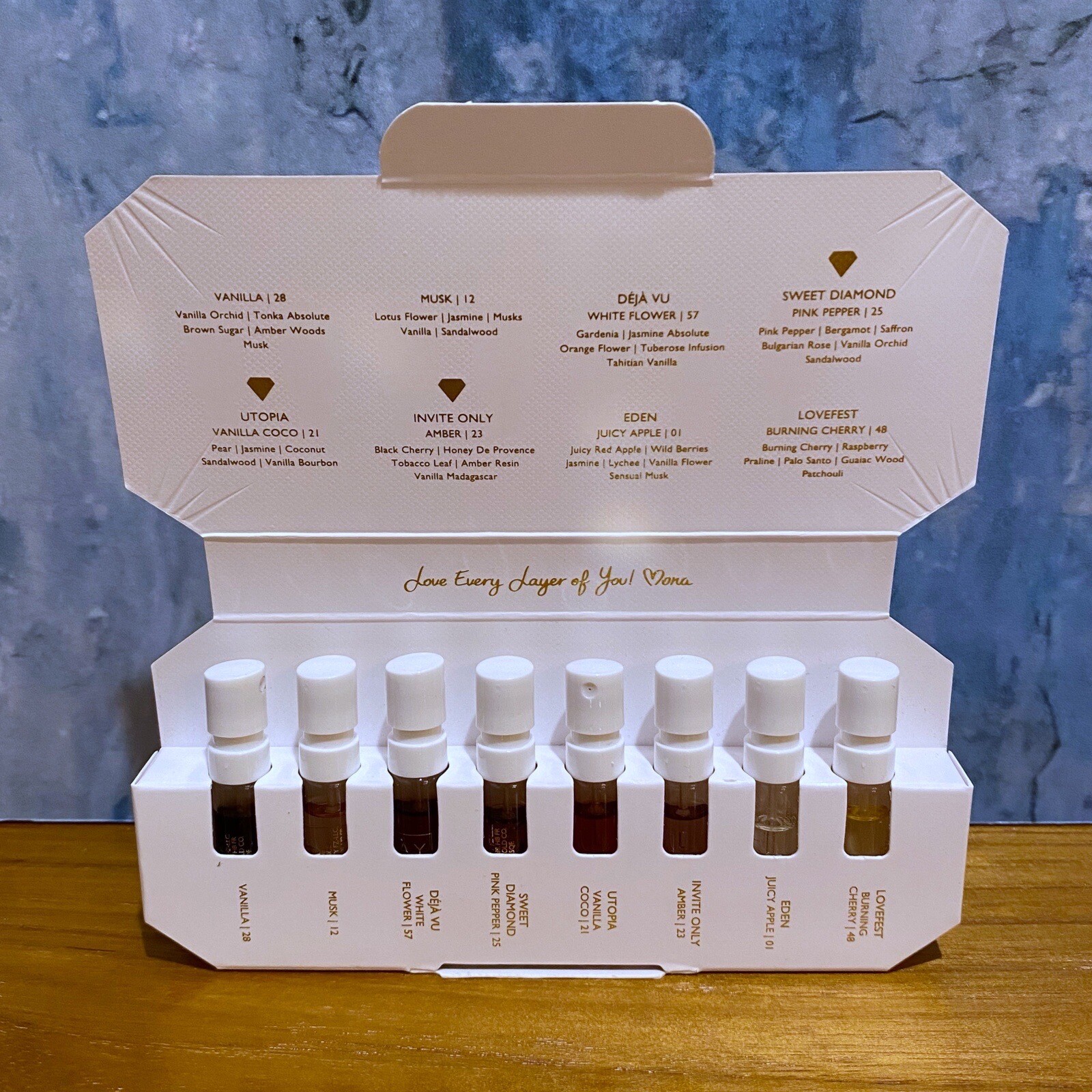 KAYALI Discovery Layering Sampler Kit LTD Edition Set Of 8 1.5 ml Eau ...