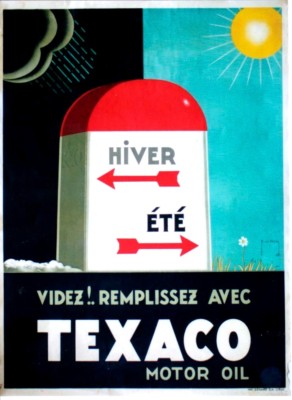 Original vintage poster TEXACO MOTOR OIL AUTOMOBILE 1937 | eBay