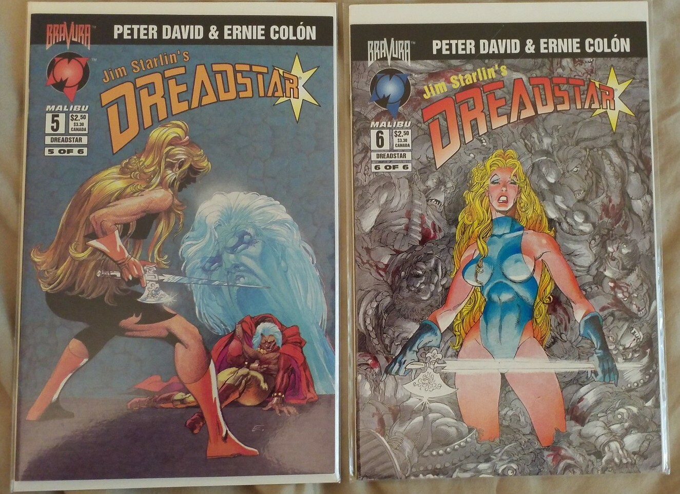 Bravura Malibu Jim Starlin's Dreadstar #1-6 (1994) Complete Set NM ...