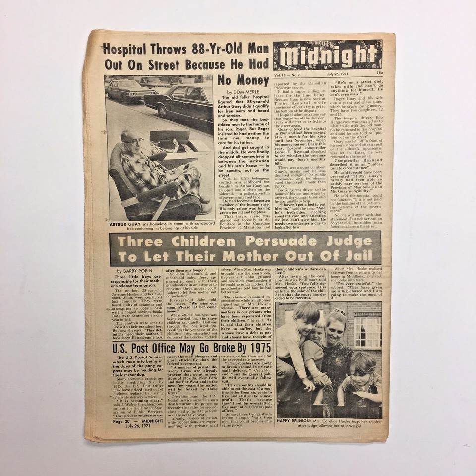 Midnight Magazine Tabloid Newspaper 1971 Elizabeth Taylor Richard ...