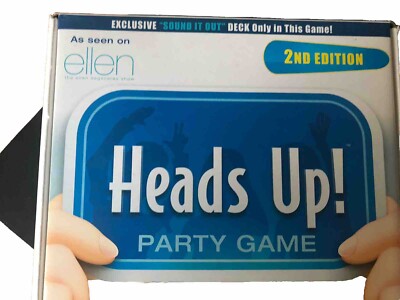 Heads Up Game 2nd Edition Ellen Degeneres Show Party Game Spin Master ...