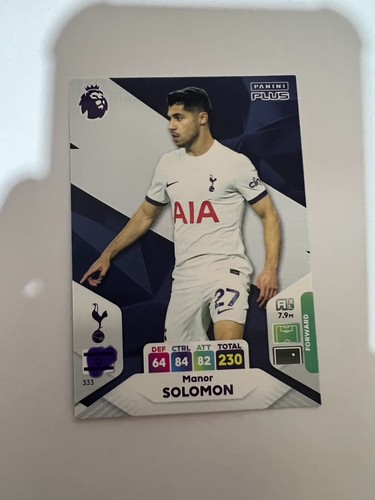 Manor Solomon card # 333 panini. PLUS 2024. New Condition | eBay