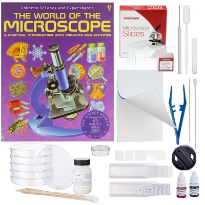 Microscope Accessory Science Kit & Book - Preparation & Culturing ...