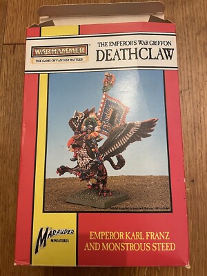 Warhammer Fantasy Empire Emperor Karl Franz & War Griffon Deathclaw ...