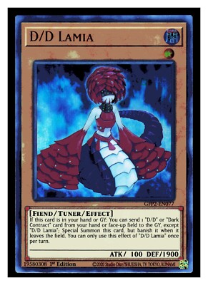 YuGiOh GFP2-EN077 D/D Lamia The 2nd Haunting Ultra Rare | eBay
