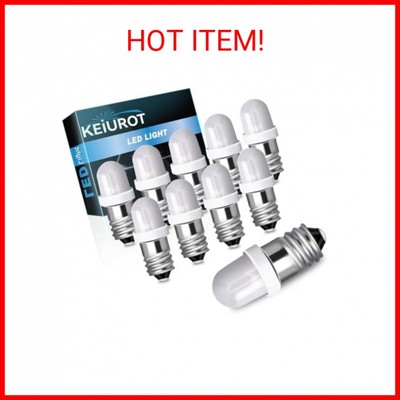 E10 Led Bulb Flashlight Bulbs (10ct) E10 Mini Led Bulb 3V 3.8V 4.5V DC ...