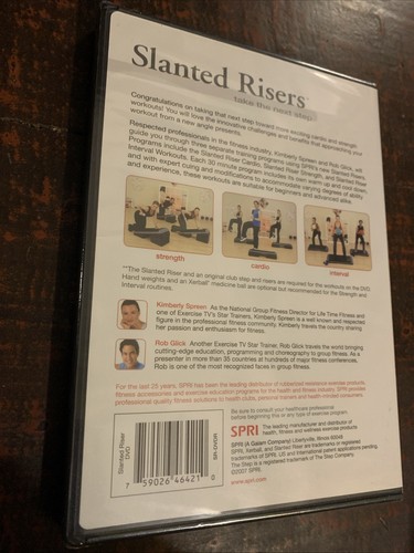 SPRI Slanted Risers Workout: Take the Next Step - DVD - New & Sealed ...