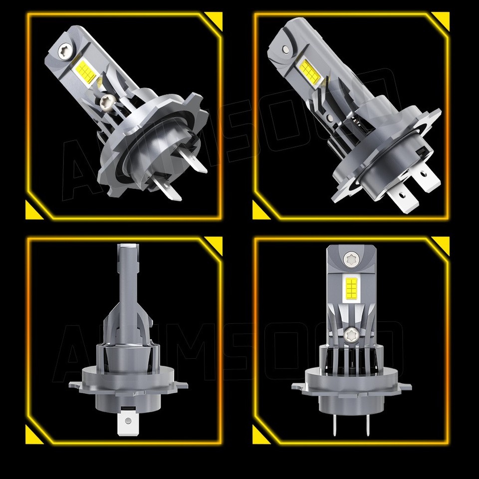 For 1998-2008 Jaguar Vanden Plas LED Headlight Bulbs Combo Clear Cool ...