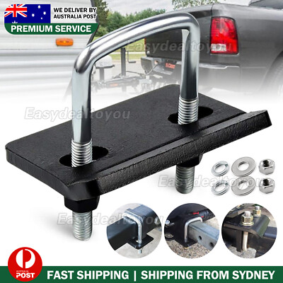 Anti-Rattle Stabilizer Hitch Tightener Bracket Tongue Tow Bar Trailer ...