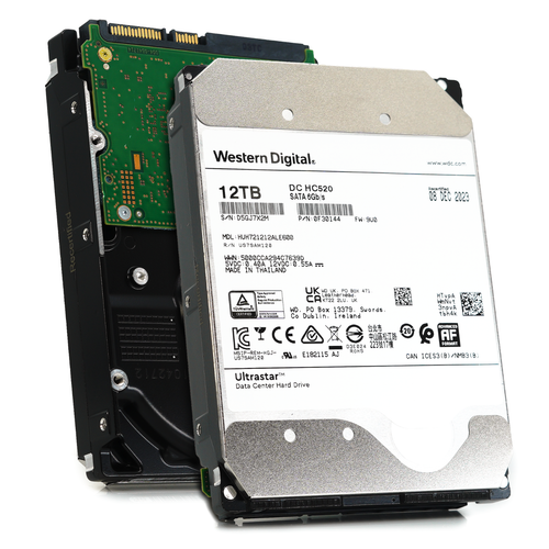 WD Ultrastar DC HC520 12TB 7.2K RPM SATA 6Gb/s 3.5" HDD HUH721212ALE600 ...