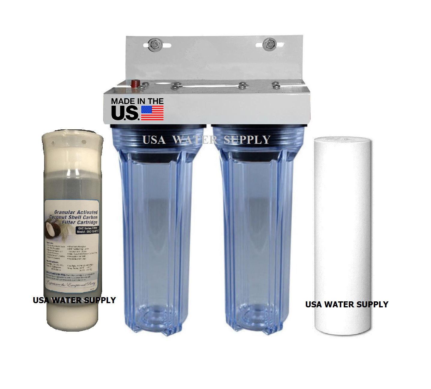 Whole House 2 Stage Sediment Rust CTO w/ AP110 & AP117 Comparable ...