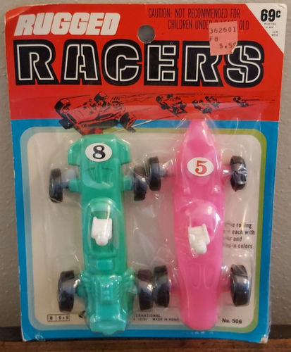 1970's Gordy Rugged Racers Set of Plastic Toy Cars - Brand New Sealed ...