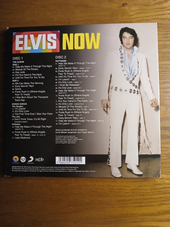 Rare Elvis Now FTD 2 Disc Cd Set OOP | eBay