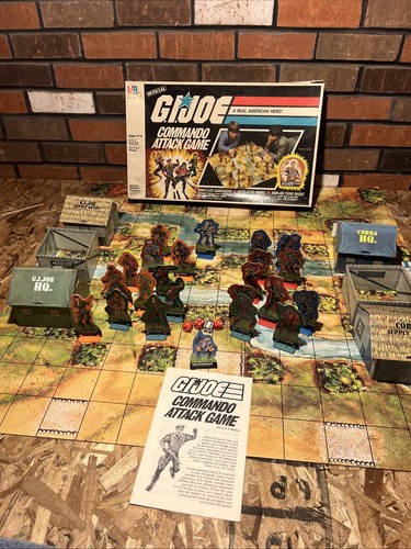 G.I.Joe Commando Attack Game No Patch Mostly Complete With Box Hasbro | eBay