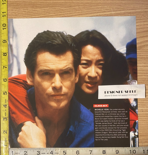 Pierce Brosnan Michelle Yeoh Sophie marceau 007 Movie 2 Scene Book ...