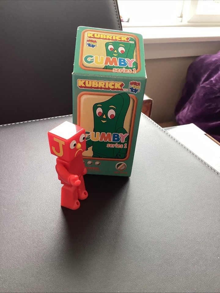 Kubrick Gumby “J” Blockhead With Box | eBay