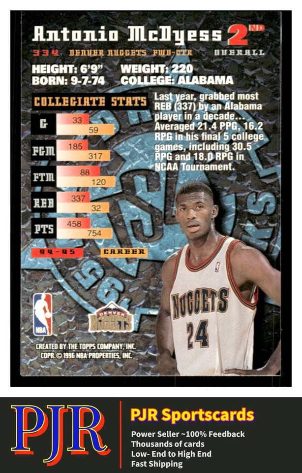 1995-96 Stadium Club #359 John "Hot Rod" Williams Phoenix Suns | eBay