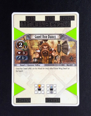 The Eye Of Judgment Judgement Card #041 Giant Axe Dwarf | eBay Australia