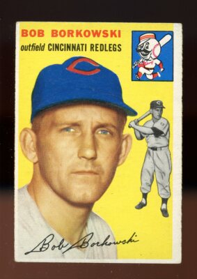 1954 Topps BB Card #138 Bob Borkowski Cincinnati Redlegs NR-MINT | eBay