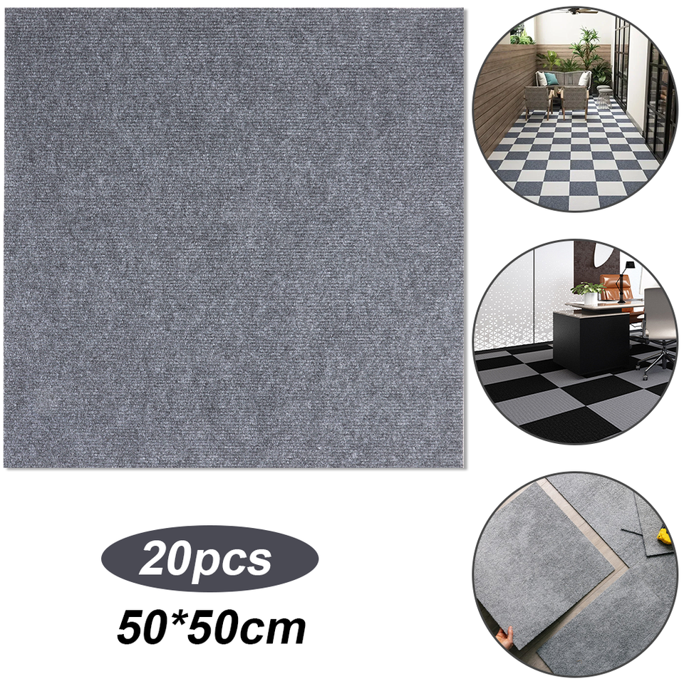 20x Carpet Tiles 5m2 Commercial Retail Office Home Shop Premium ...
