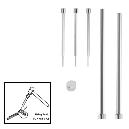Car Remote Flip Key Blade Pin Removal Disassembly Tool Set Needle Pin ...