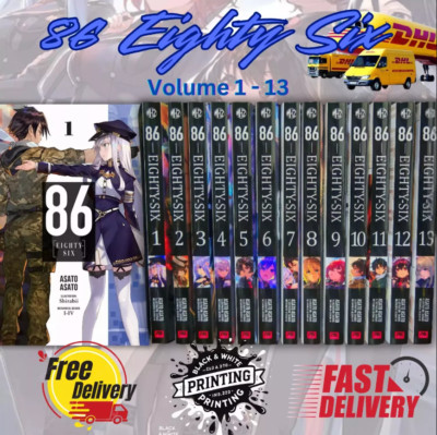 86 EIGHTY-SIX English Version Light Novel Volume 1-13 By Asato Asato ...